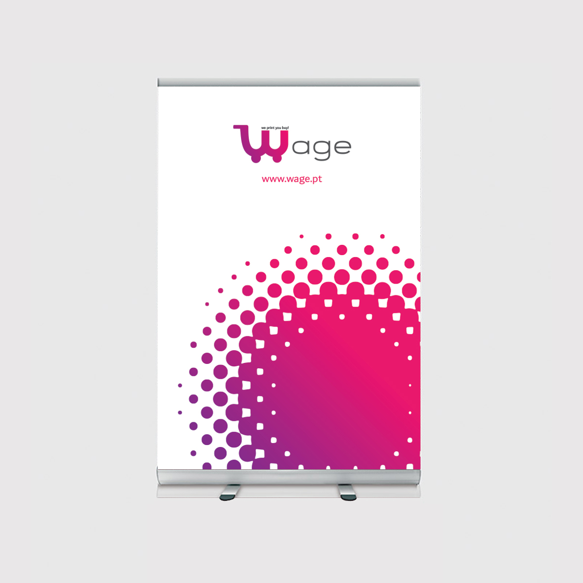 Roll-up Banner Display Economic (100x200) - Wage Print Shop